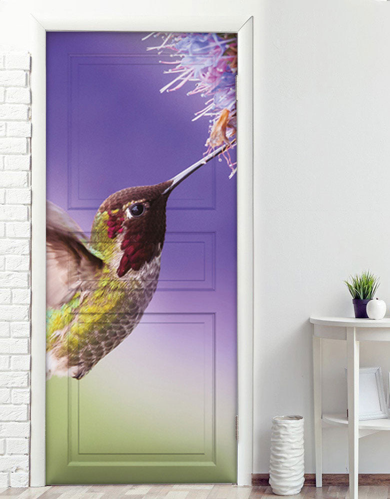 Adesivo para Porta Beija-Flor – PG Adesivos