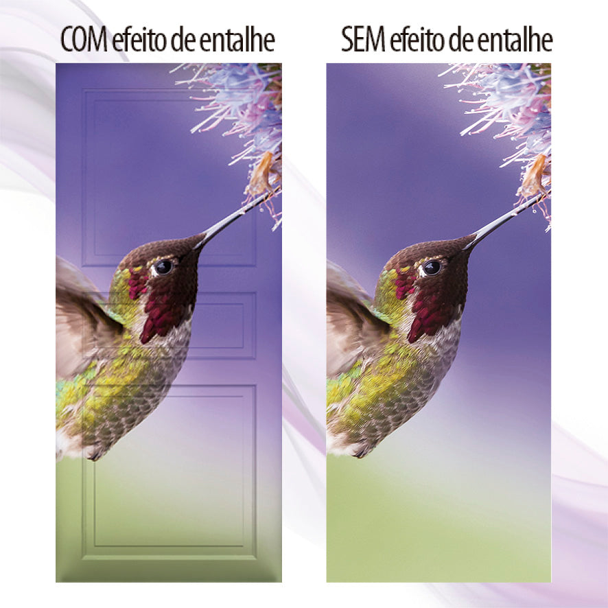 Adesivo para Porta Beija-Flor – PG Adesivos